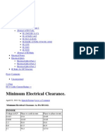 Minimum Electrical Clearance | PDF | High Voltage | Electric Power ...