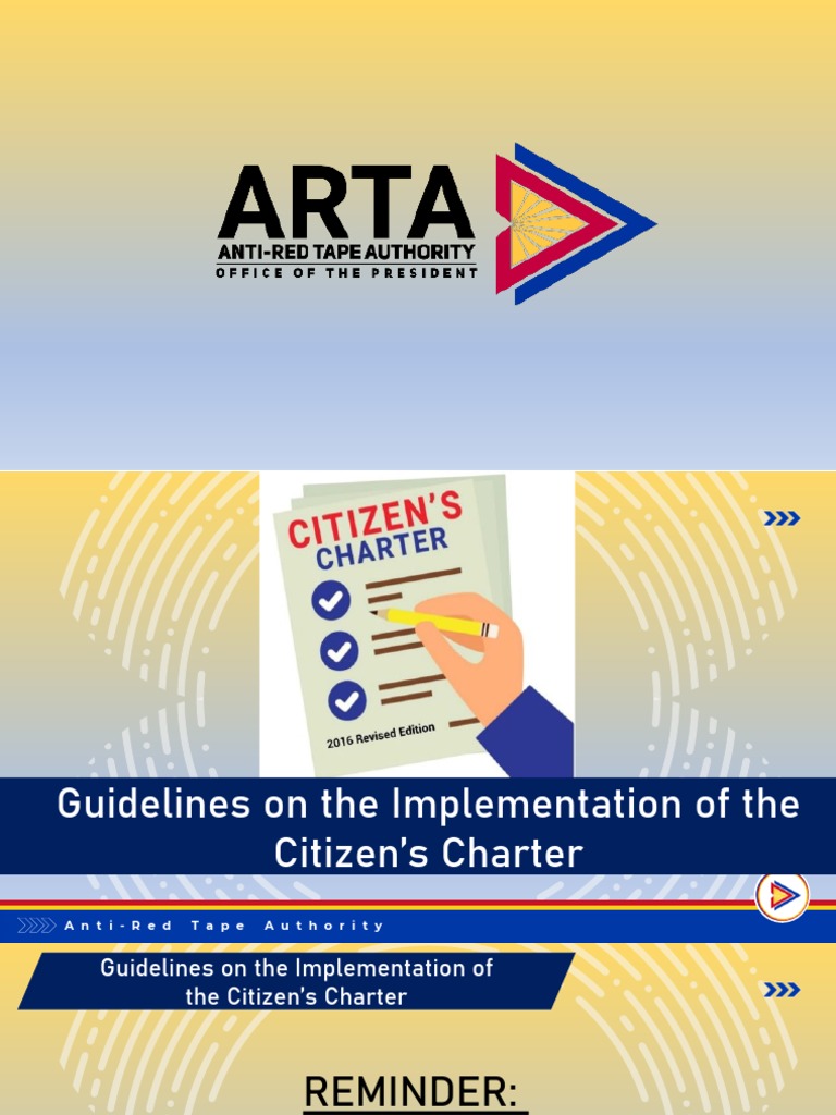 ARTA Guidelines On CitCha | PDF
