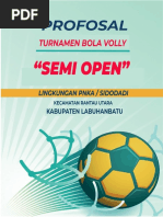 Contoh Proposal Turnamen Bola Volly Lengkap | PDF | Olahraga & Rekreasi