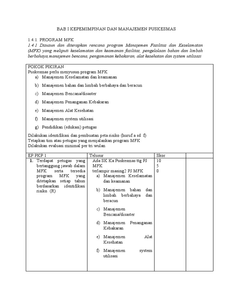 Instrumen Standar Akreditasi BAB 1.4.1 | PDF | Teknologi & Rekayasa