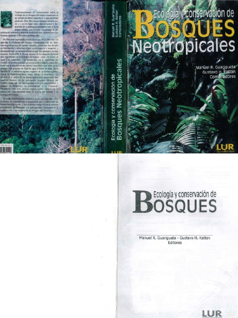 Ecología y Conservación de Bosques Neotropicales (Manuel R. Guariguata ...