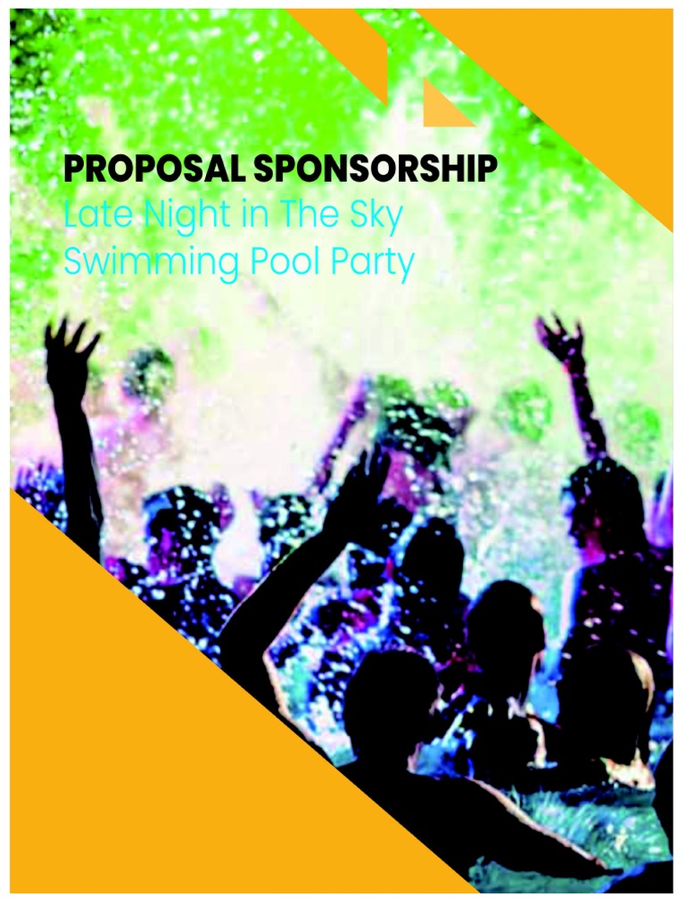 Proposal Swimming Pool Party | PDF | Pengelolaan Keuangan & Uang