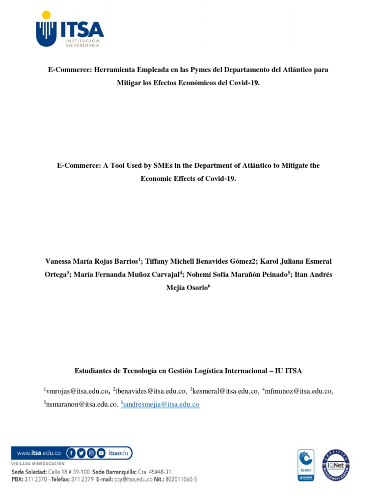 Proyecto-E-Commerce Revisado 8 Marzo | PDF | Comercio electrónico | Business