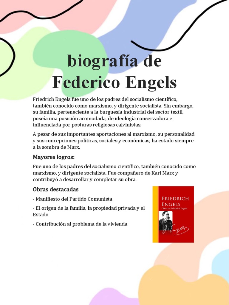 Biografía de Federico Engels | PDF