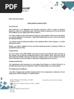 HCL Offer Letter Salaried 1 | PDF | Human Resources | Employment