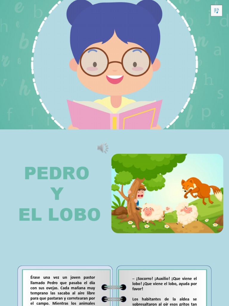 Cuento Pedro y El Lobo | PDF | Mentira