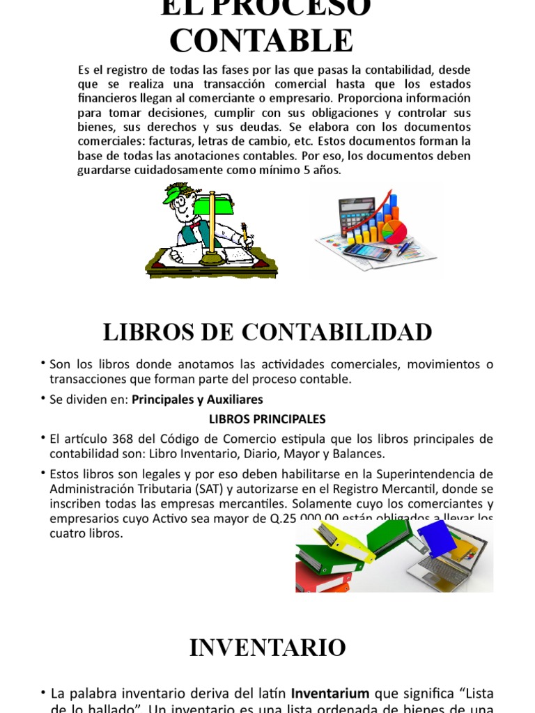 El Proceso Contable | PDF | Contabilidad | Negocios económicos