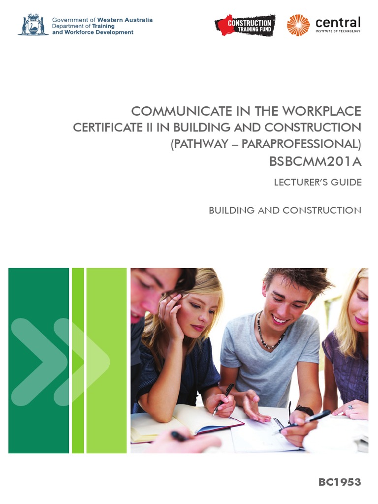 1 BSBCMM201 Communicate in The Workplace - Answers | PDF | Learning ...