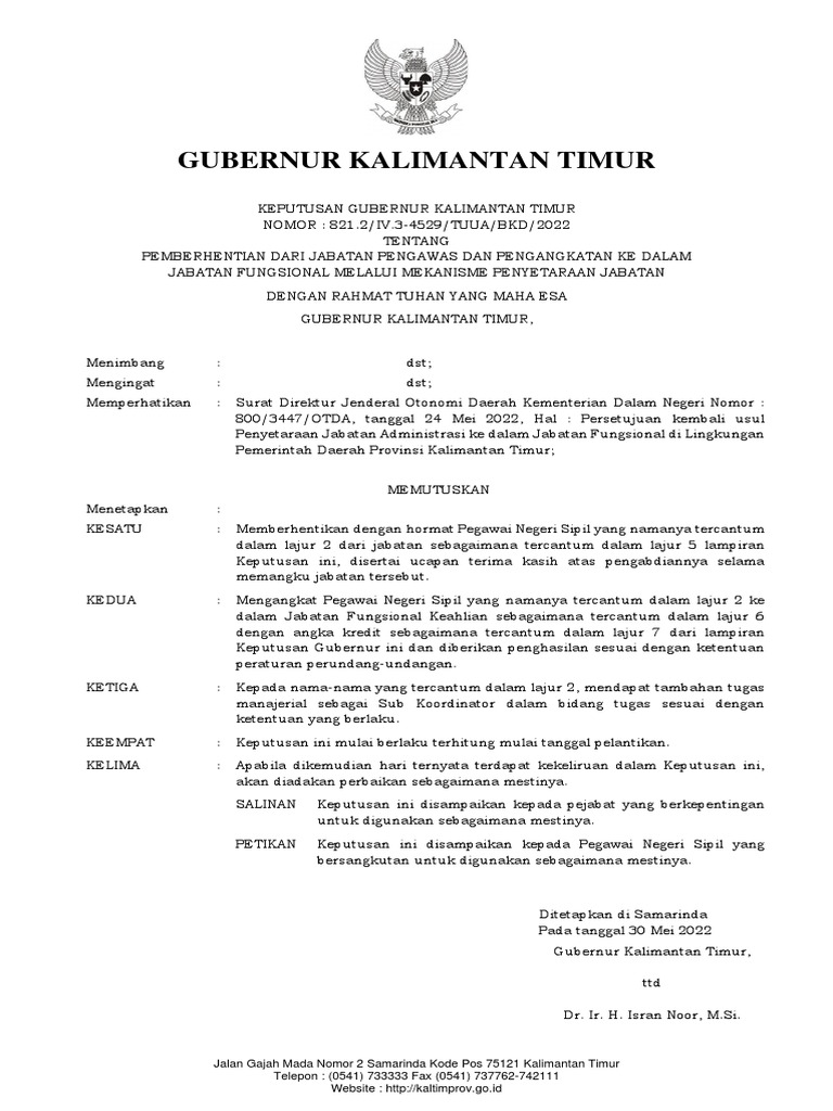 SK Baca 30052022 | PDF