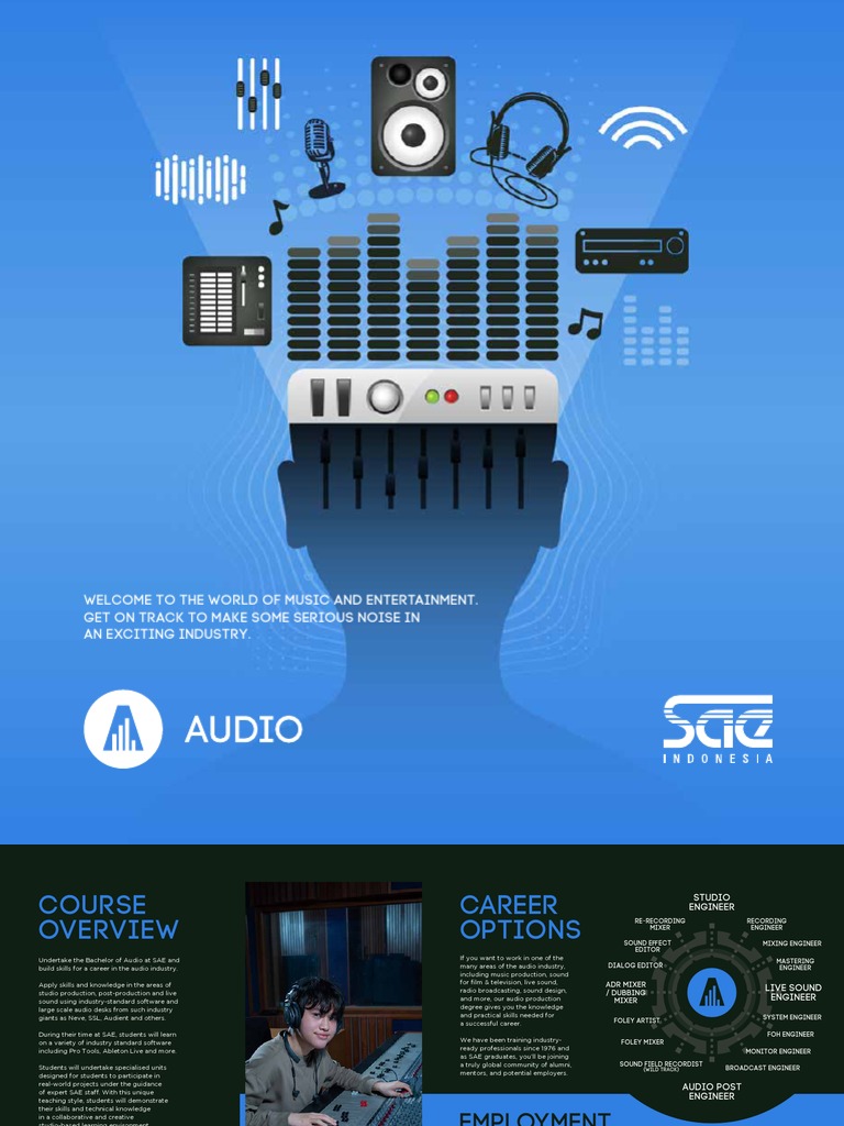 Audio Production Degree at SAE | PDF | Audio Engineer | Sound Technology