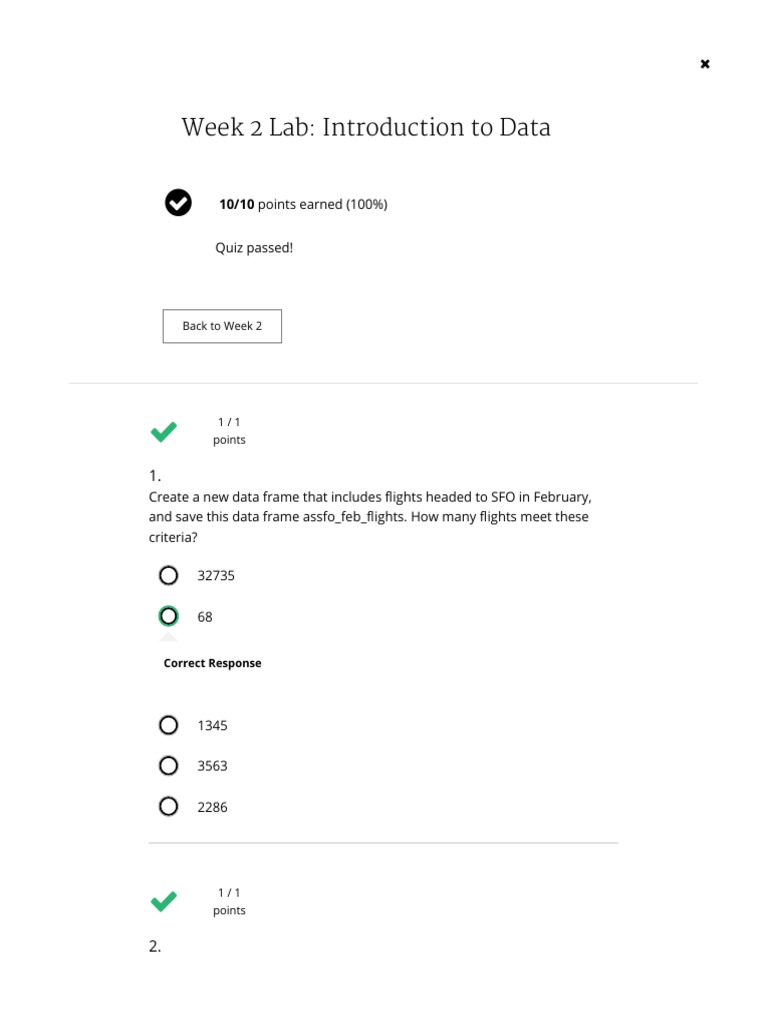 Week 2 Lab - Introduction To Data - Coursera | PDF | Mean | Statistical ...