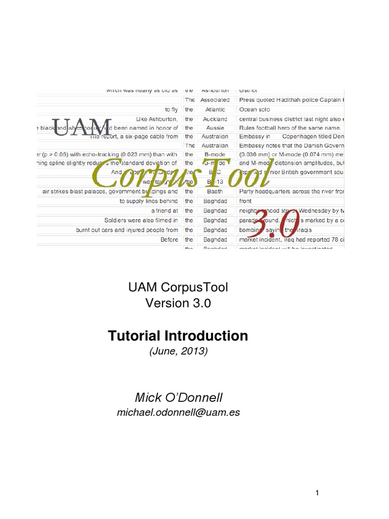 Tutorial Introduction: Uam Corpustool | Download Free PDF | Computer File | Window (Computing)
