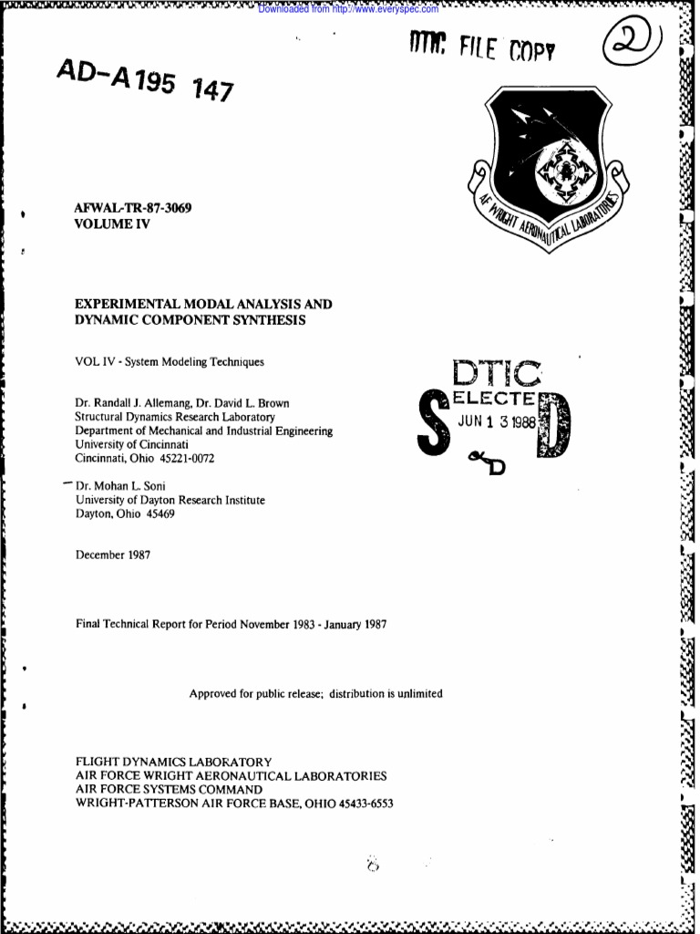 Afwal - TR 87 3069 - Vol Iv | Download Free PDF | Finite Element Method ...