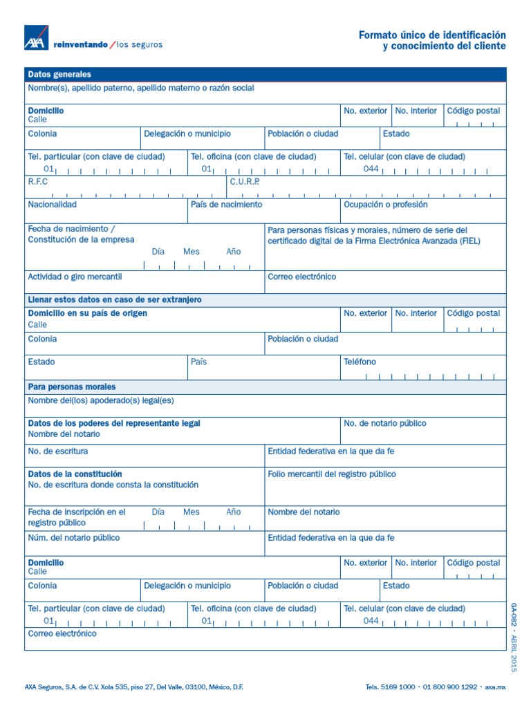 Formato Art 492 (2) Axa | PDF | Gobierno