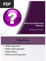 Formal Proof of Validity | PDF | Teaching Methods & Materials