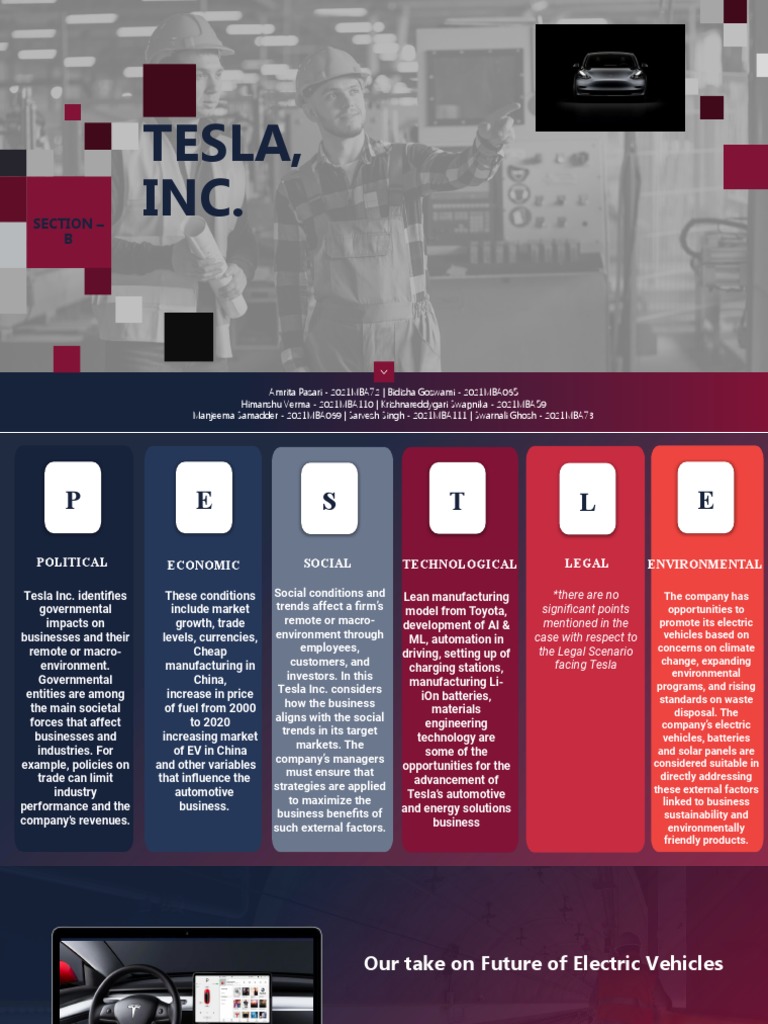 Tesla, Inc.: Section - B | PDF | Electric Vehicle | Car