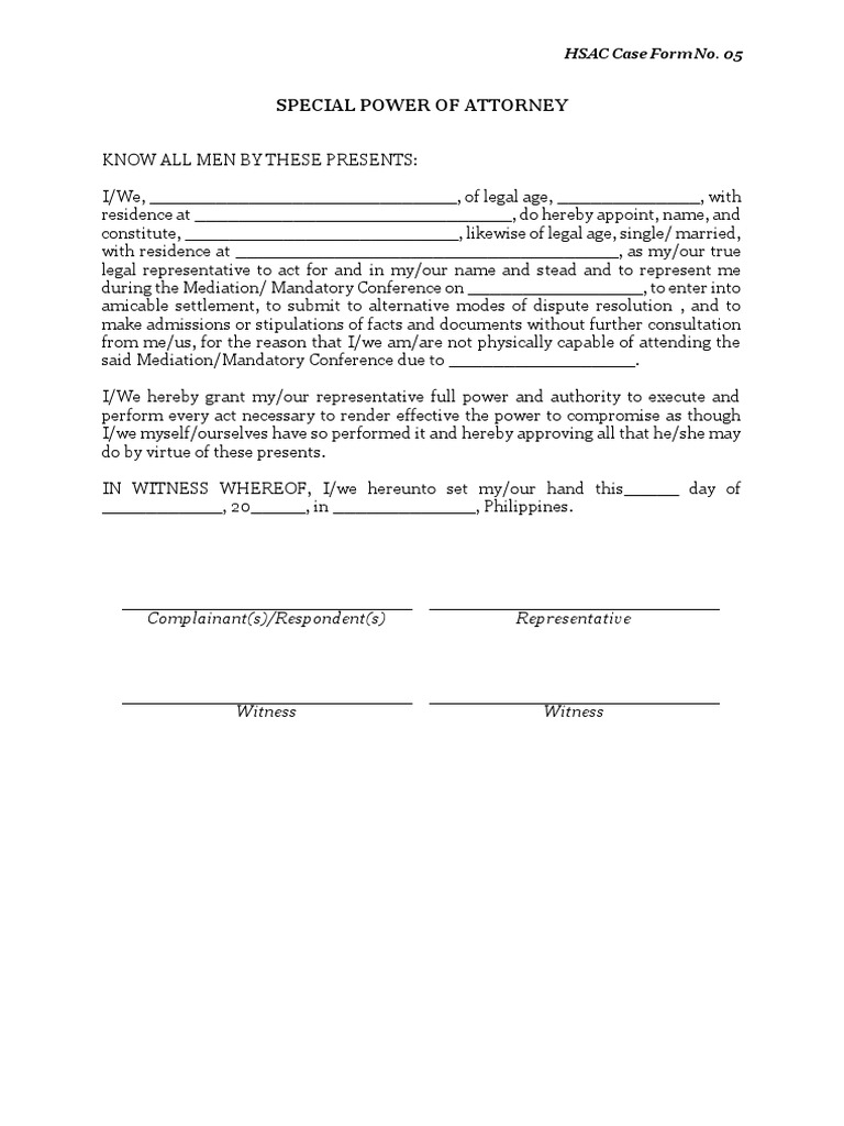 HSAC - SPA For Mandatory Conference | PDF