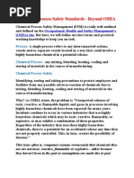 OSHA PSM Standard Overview 29 CFR 1910.119 | PDF | Occupational Safety ...