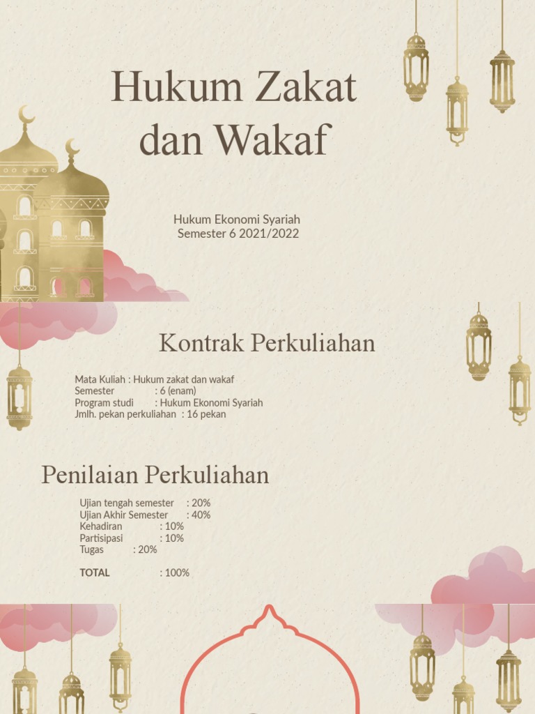 Hukum Zakat Dan Wakaf | PDF