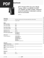 APC SRT5KXLI UPS Specifications | PDF | Electrical Engineering ...