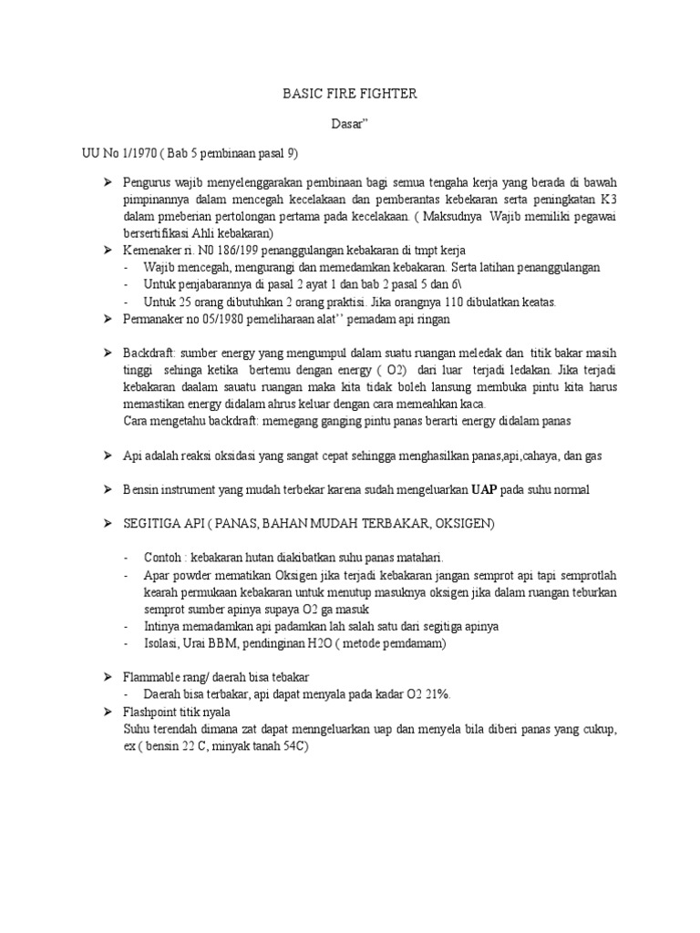 FIRE SAFETY TRAINING | PDF