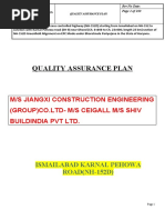 Field Quality Plan for Construction | PDF | Specification (Technical ...