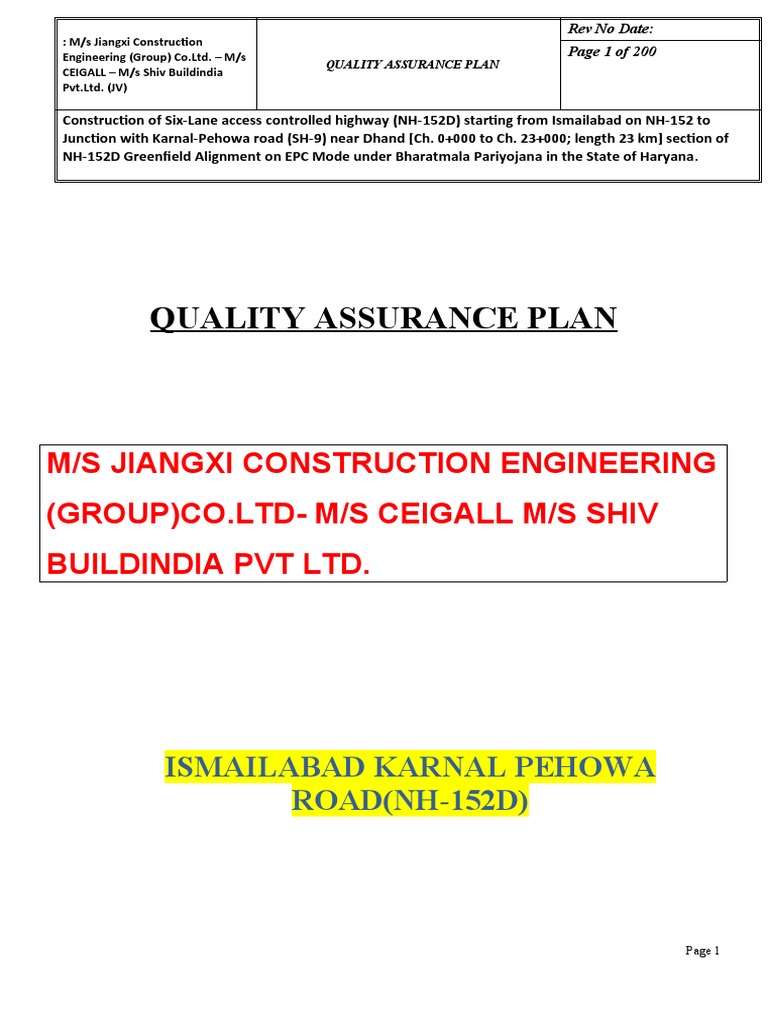 Qap (KPR) | PDF | Quality Assurance | Specification (Technical Standard)