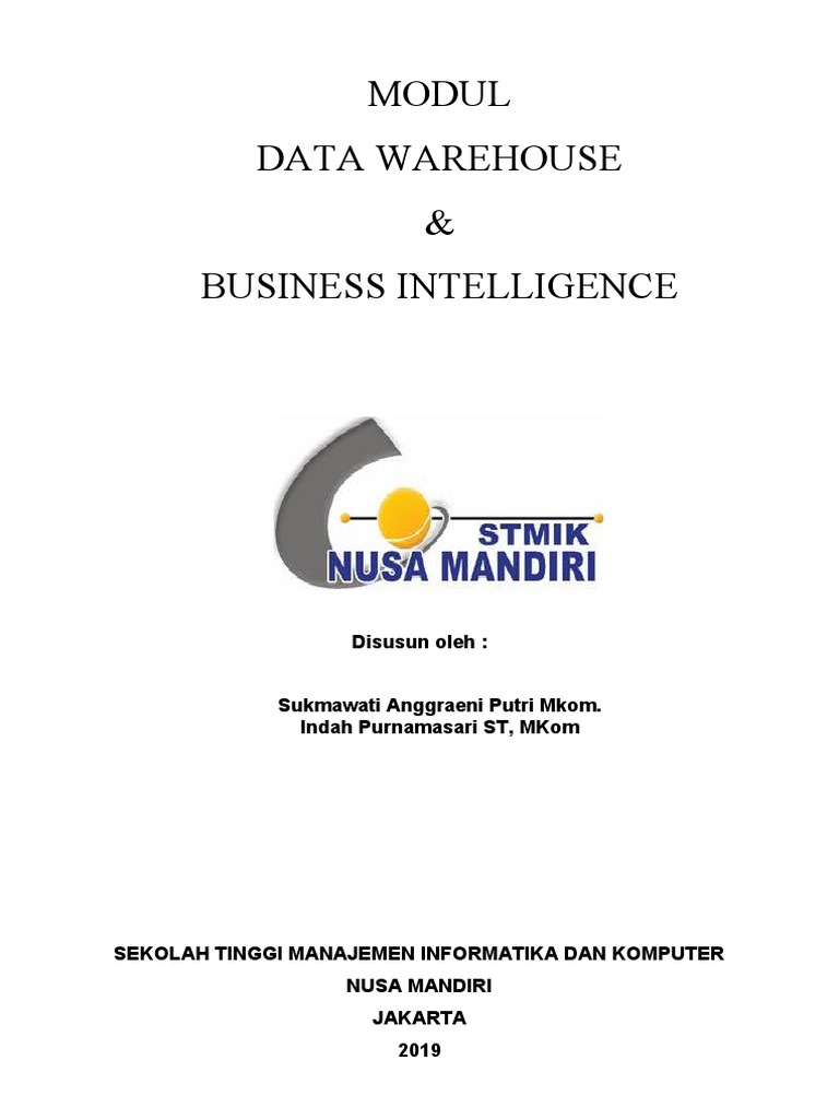 Modul Data Warehouse | PDF
