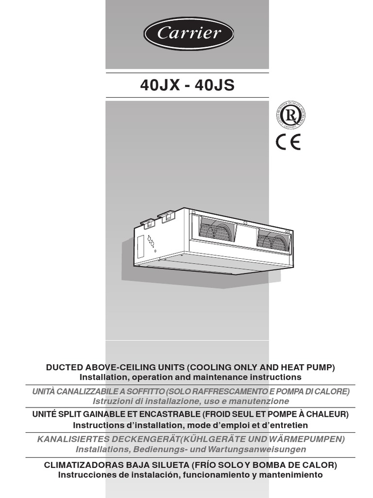Carrier 40JX | PDF