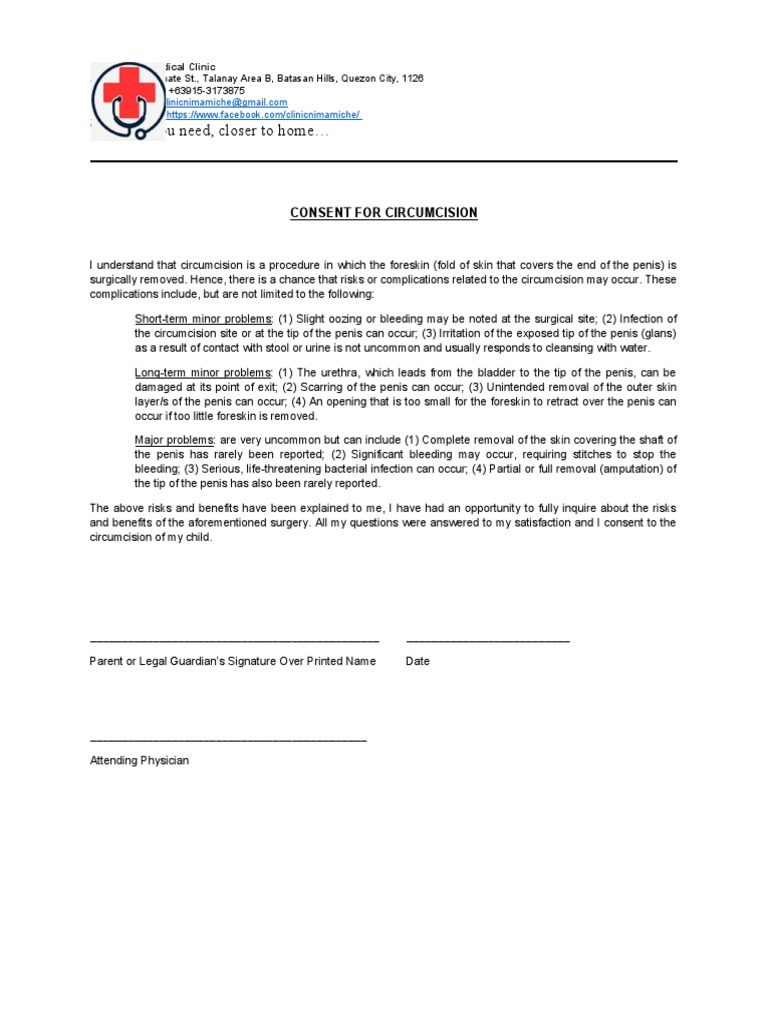 Consent Form for Circumcision.mcmc | PDF