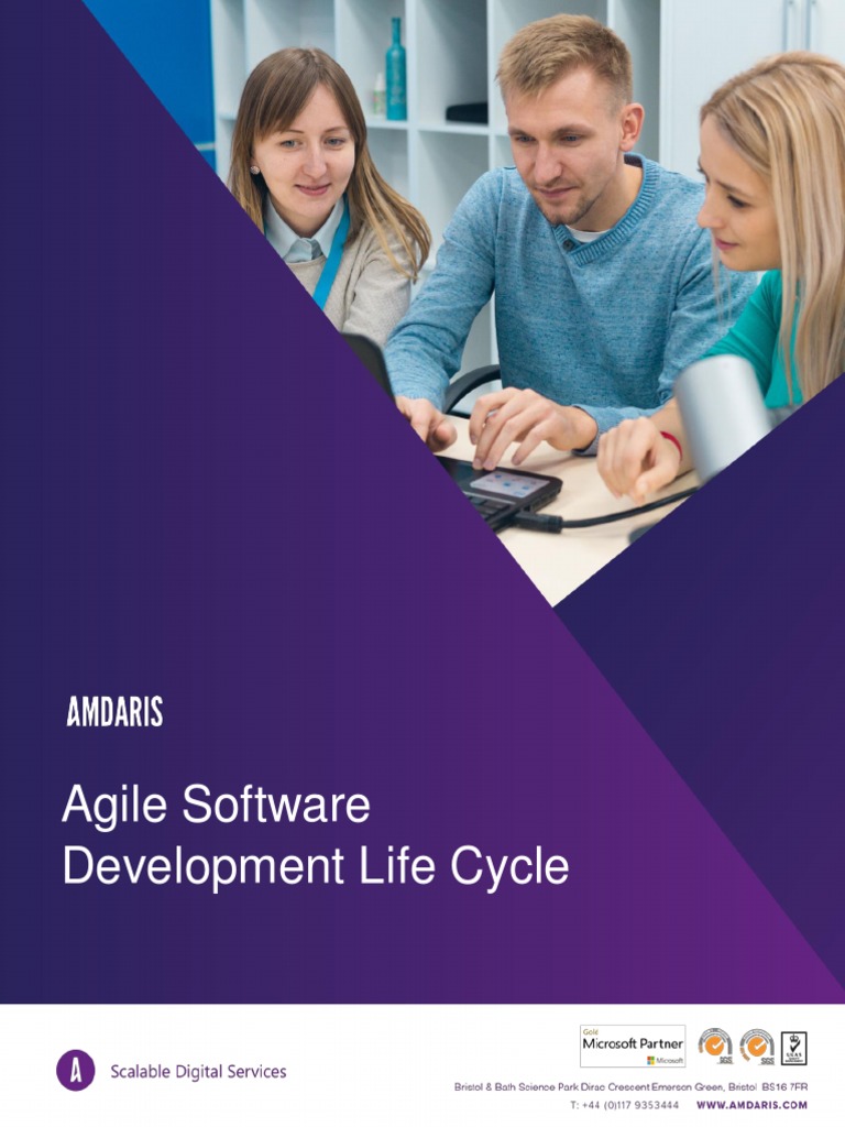 Agile Software Development Life Cycle: © 2017 Amdaris Group LTD | PDF | Scrum (Software ...
