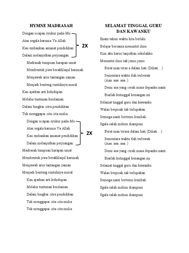 Lagu Dan Puisi Perpisahan Mi Pdf