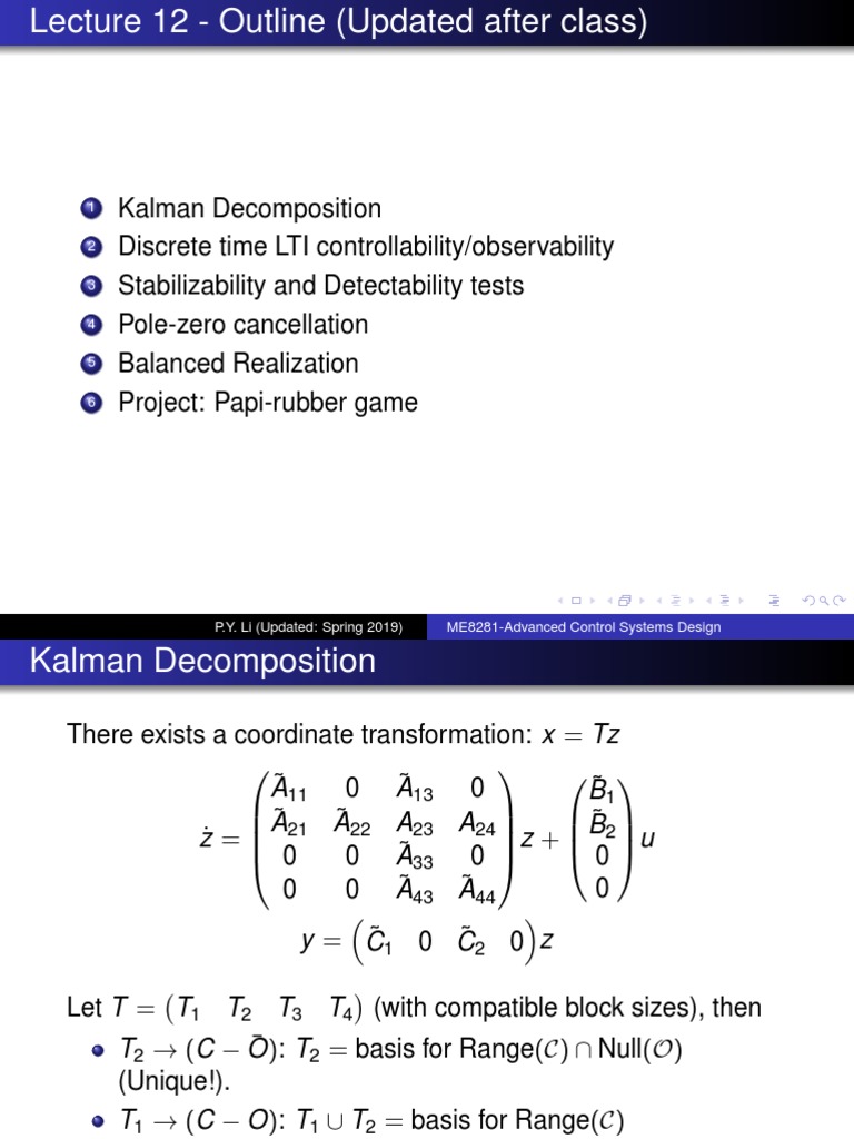 Lecture12 Updated | PDF | Mathematics | Algebra