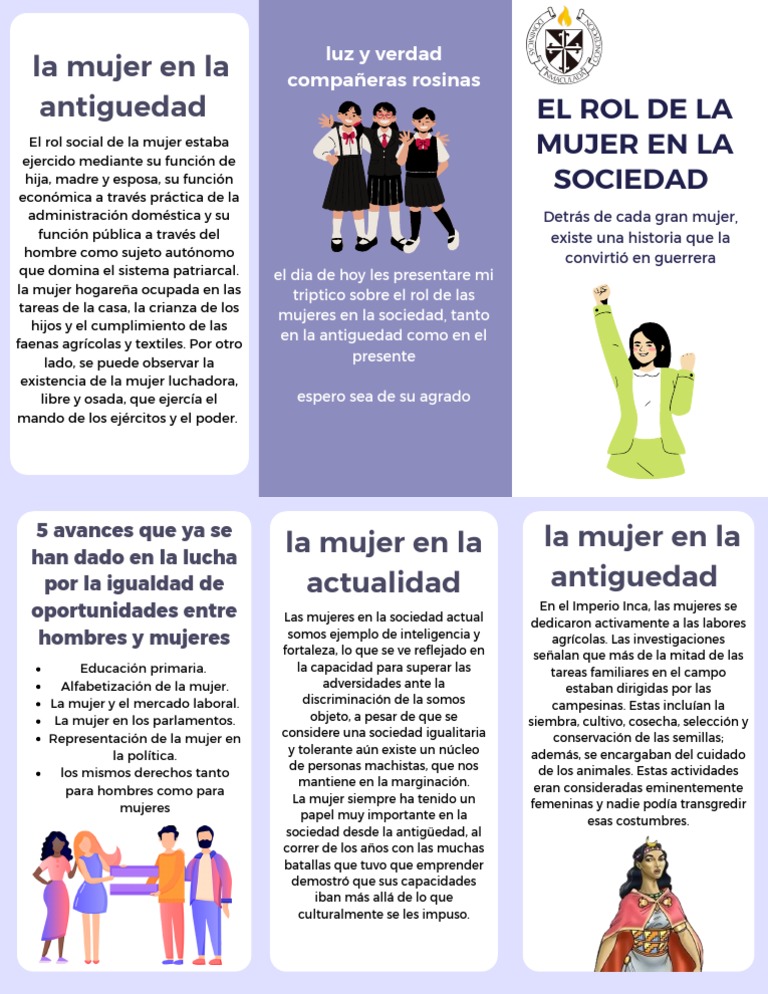 Evolución del rol de la mujer en la sociedad | PDF | Mujer | Sociedad