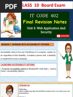 cLASS 10 IT 402 NOTES Full Notes | PDF | Internet Access | Computer Network