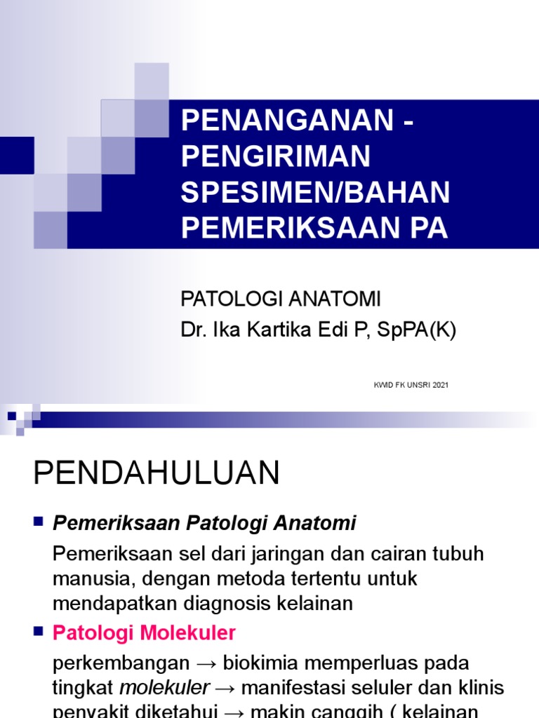 (Kwid) 2021 Pengiriman Spesimen - Bahan Pem Pa 2 | PDF