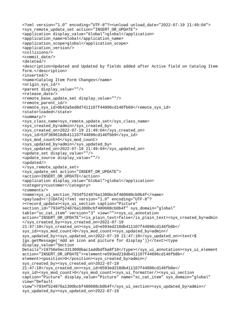 Sys Remote Update Set | PDF | Computing | Software