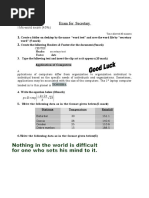 Office Administration Test Questions | PDF | Microsoft Office | Books