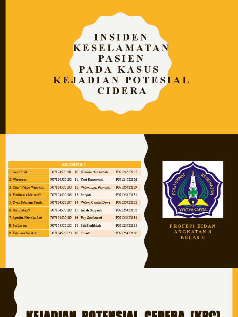 Kelompok 3 Tugas MK Patien Safety Bu Niken | PDF Kelompok 3 Tugas MK Patien Safety Bu Niken | PDF