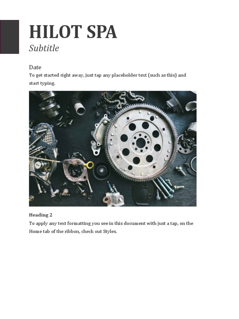 Hilot Spa | PDF