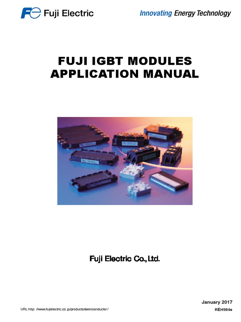 Fuji Igbt Modules Application Manual: January 2017 | PDF | Field Effect ...