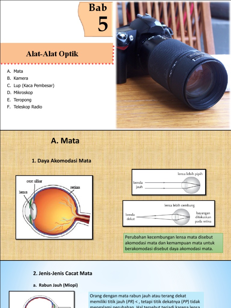 Jenis-Jenis Alat Optik dan Fungsinya | PDF