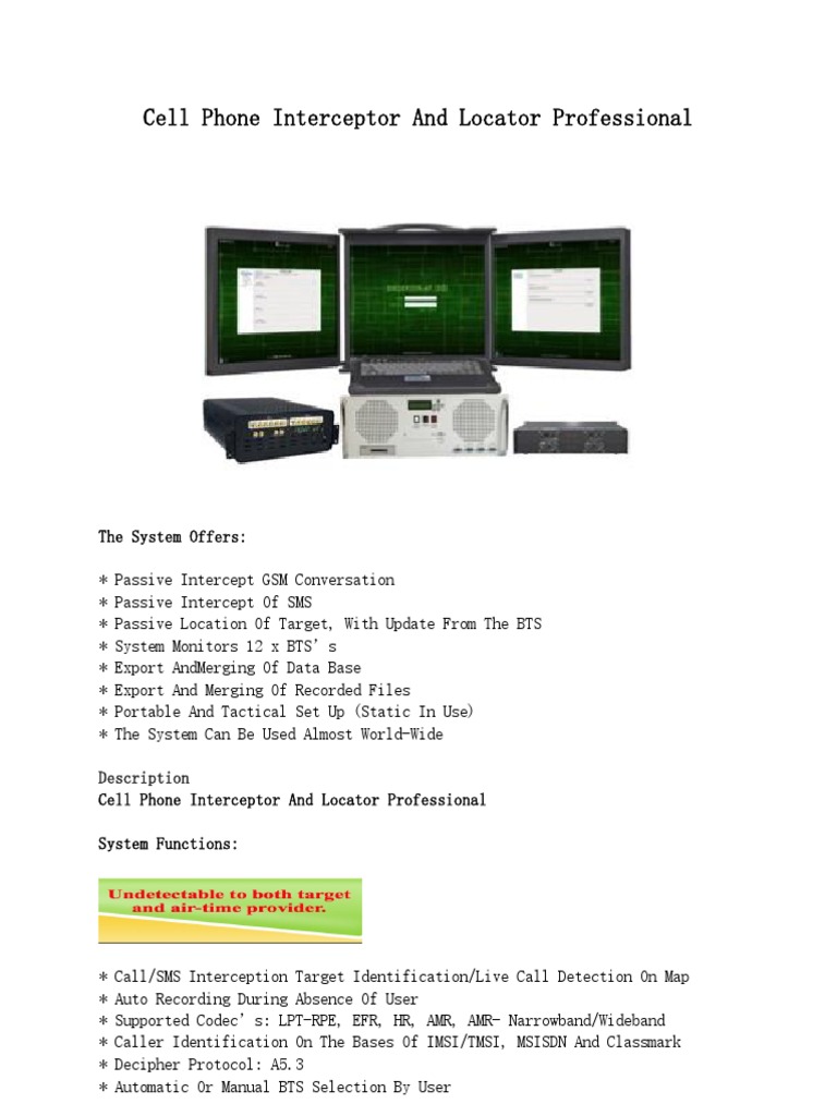 Cell Phone Locator | PDF | Gsm | Codec