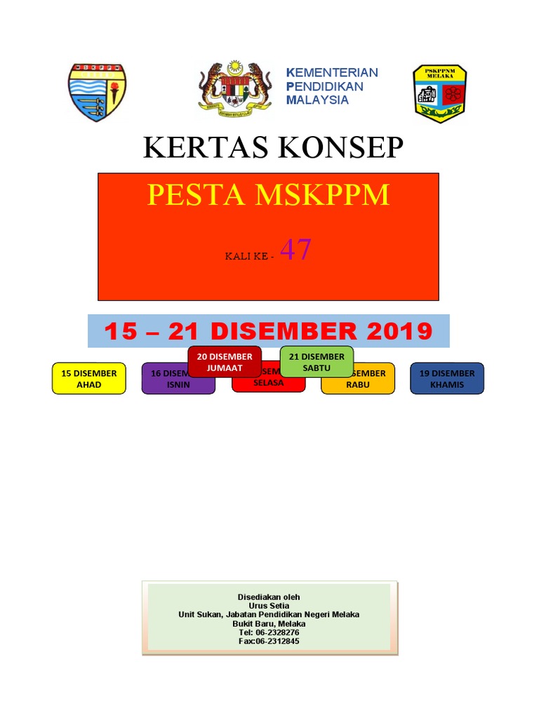 Kertas Konsep MSKPPM 2019 Ke 47 Edited | PDF