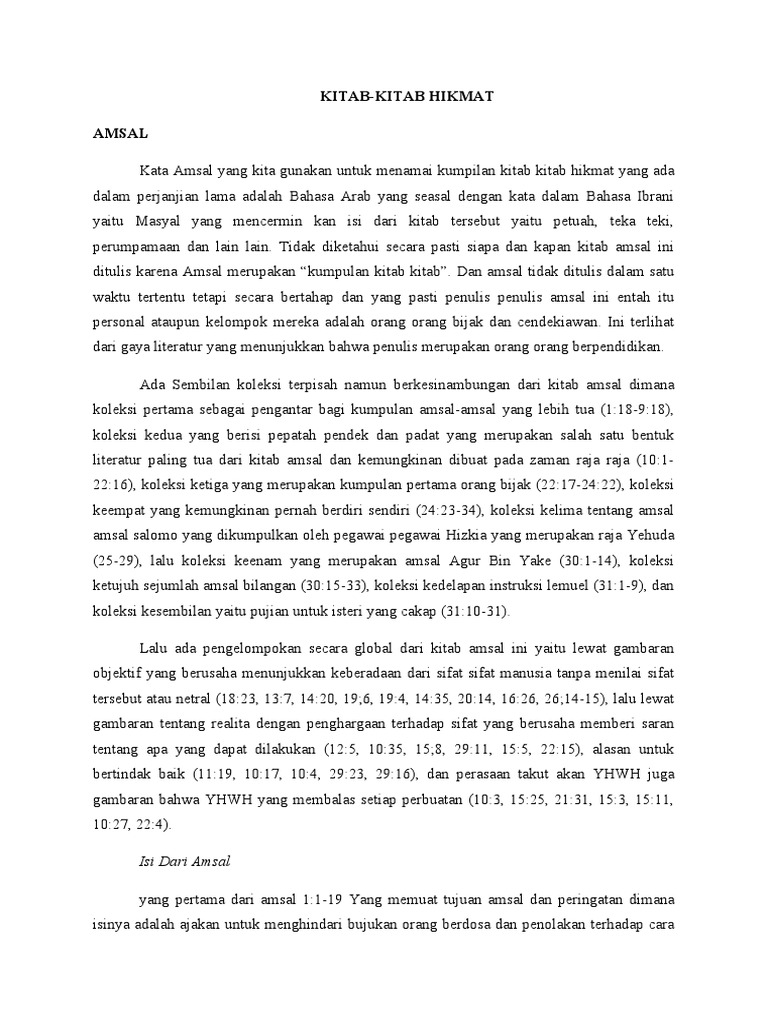 Kitab Hikmat File | PDF