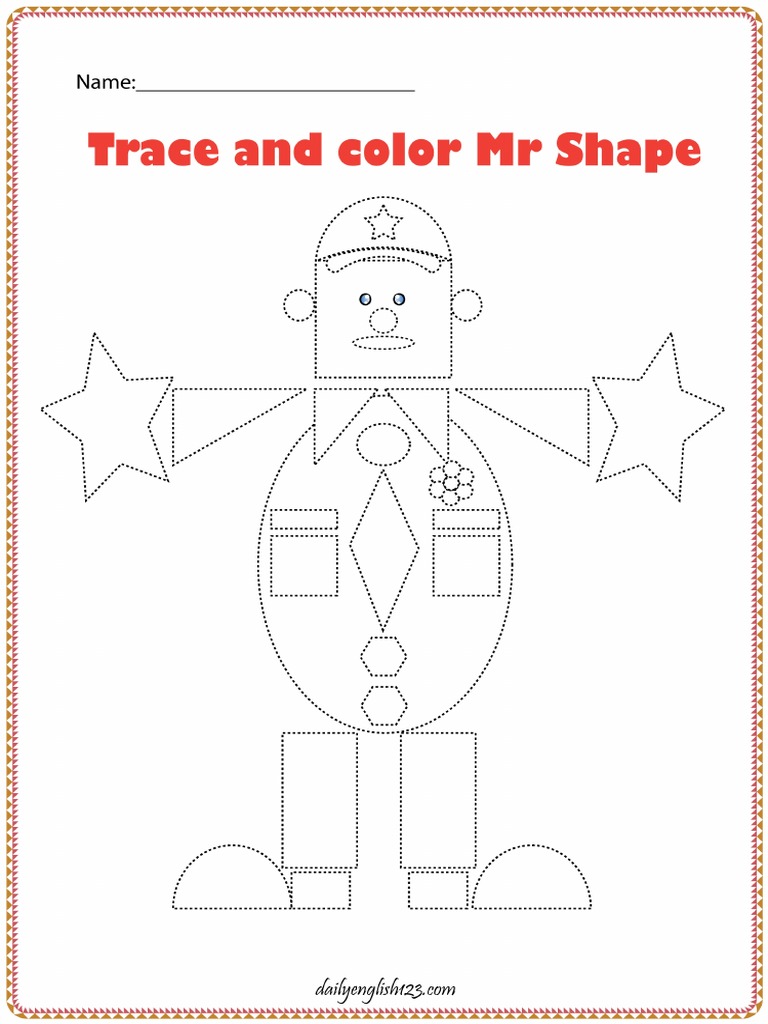 Trace and Color MR Shape | PDF