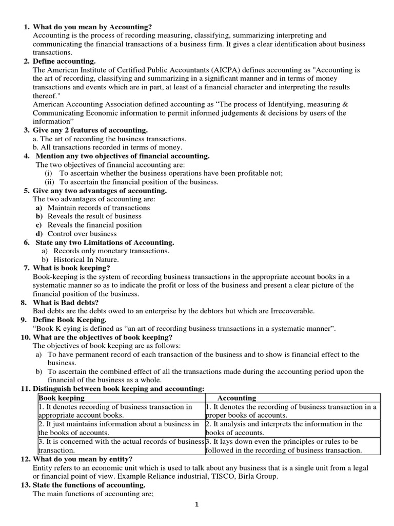 NEP Class Notes | PDF | Debits And Credits | Accounting