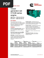 Cummins DGDB Data Sheet | PDF | Engines | Radiator