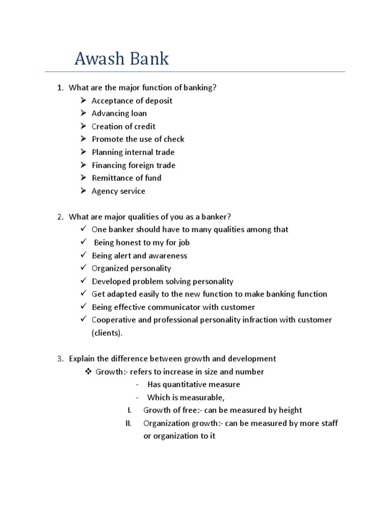 The Major Functions and Responsibilities of Banking: An Overview of ...