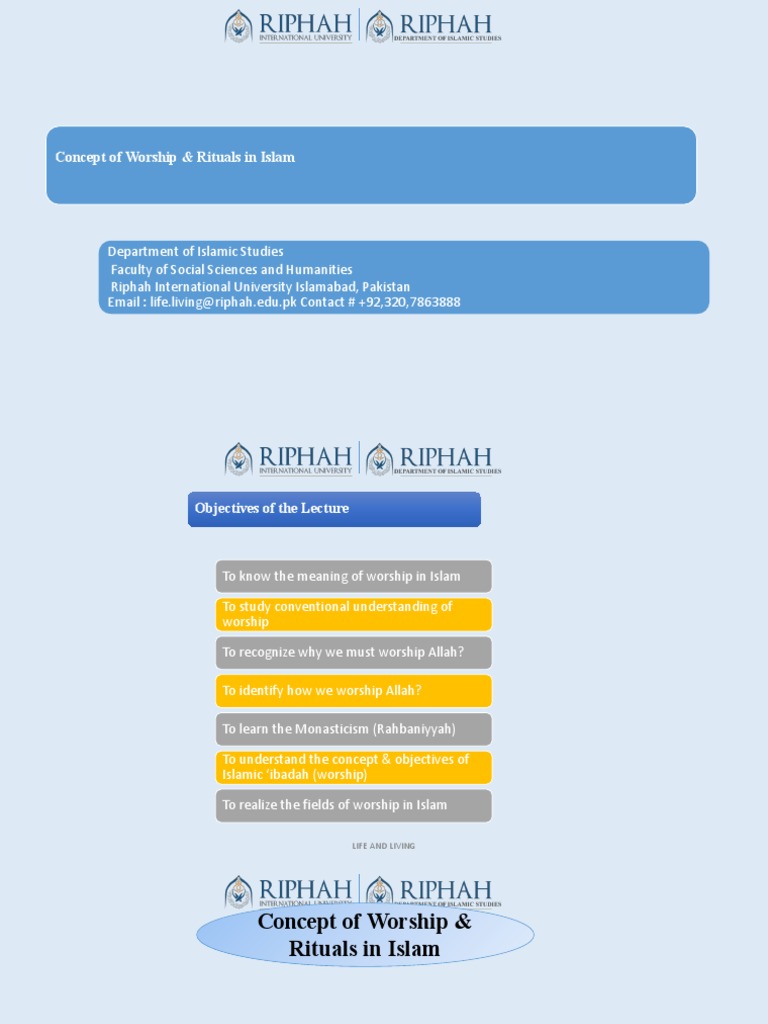 Concept of Worship & Rituals in Islam | PDF | Worship | Quran